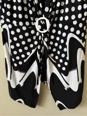 Frank Lyman Design | Tops | Frank Lyman Design Black White Polka Dot ...